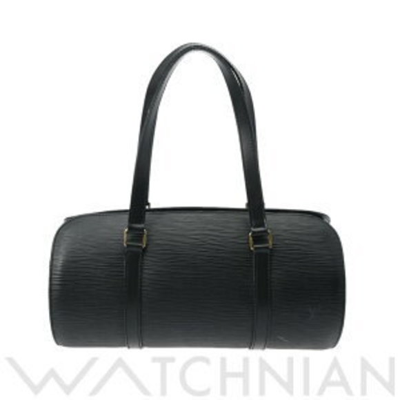 Louis Vuitton | Bags | Louis Vuitton Epi Leather Soufflot Noir Black ...